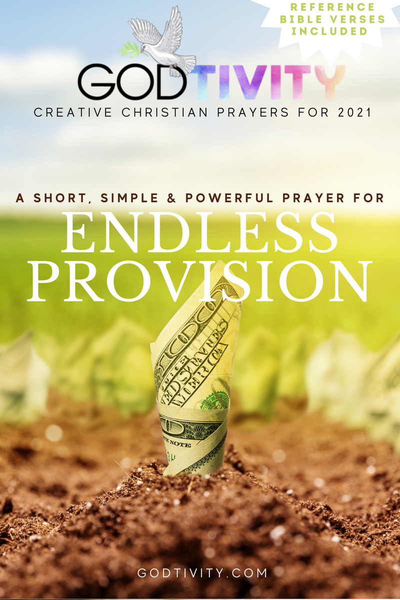 Godtivity | Short Simple Easy Prayers For Endless Provision