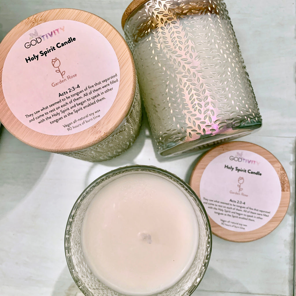 Holy Spirit Candle | Godtivity | Christian Wellness Shop