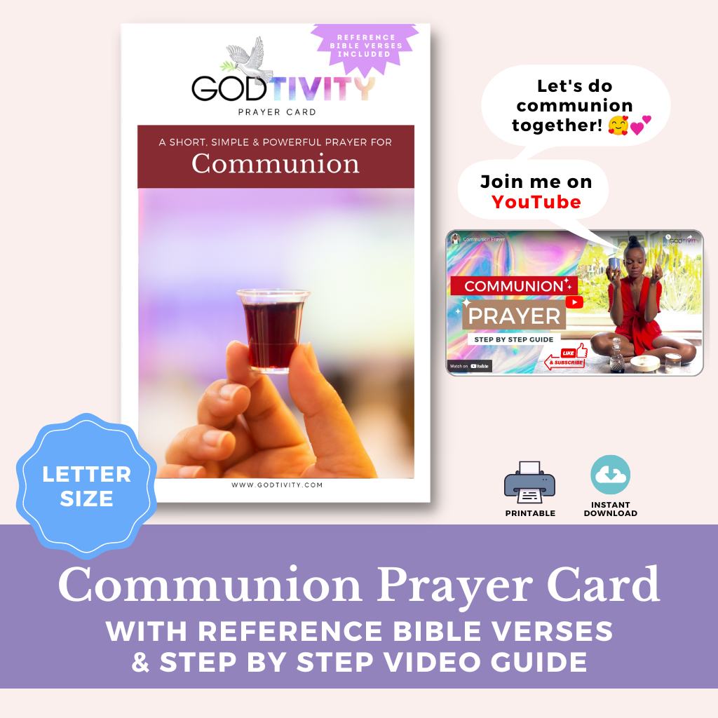 FREE Communion Prayer Card – Godtivity