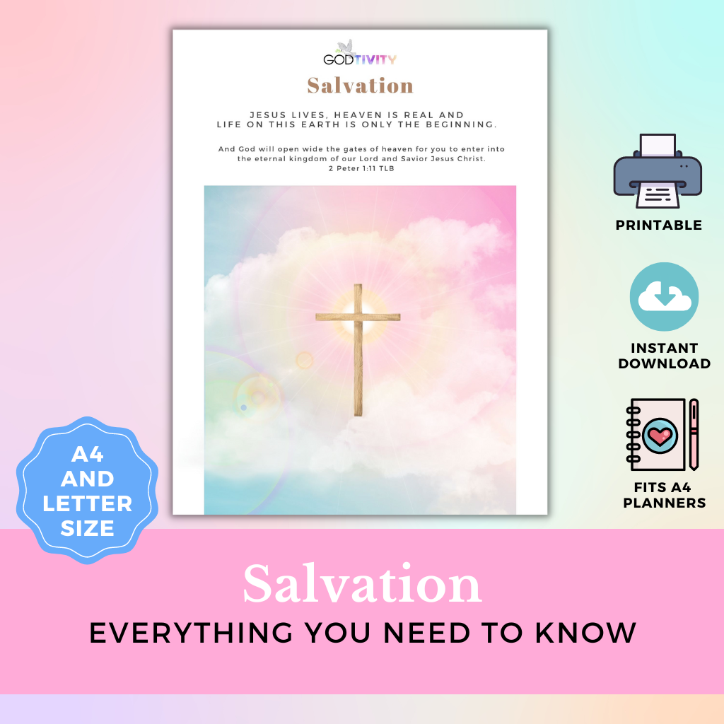 Free Printable Salvation Cards The JOY Source + FREE Printable